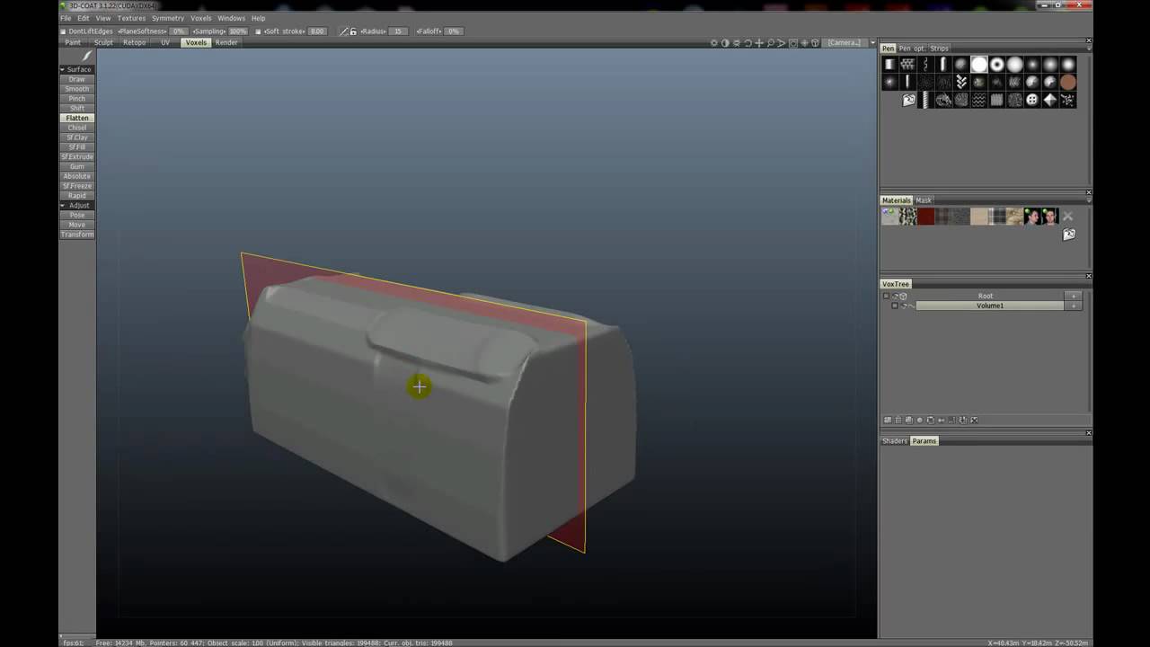 3D-Coat - Voxel Surface Tools - Flatten - YouTube