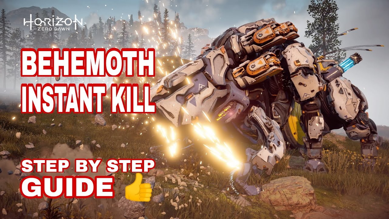 Horizon Zero Dawn - Behemoth Instant Kill Guide - YouTube