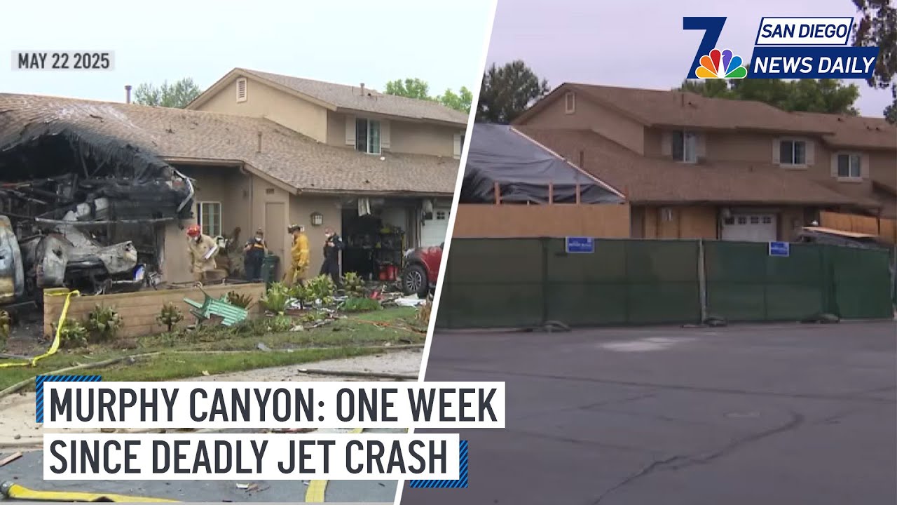 Thurs. May 29 | One week since deadly jet crash in Murphy Canyon | NBC ...