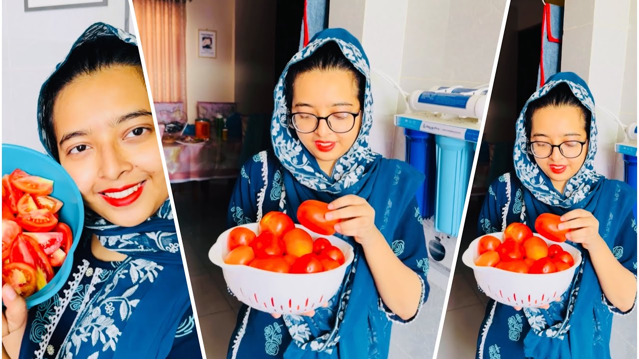 শাশুড়ি মায়ের জন্য নিজ হাতে টমেটো সস বানালাম ! Mamun amina vlog - YouTube