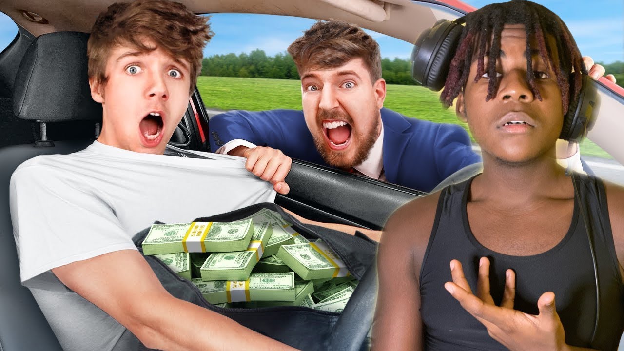 Mr beast gave 100 people 1,000,000 and hunted them! / I ain’t getting ...