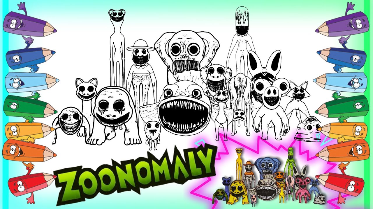 ZOONOMALY New Coloring Pages / How to color All Monsters - YouTube