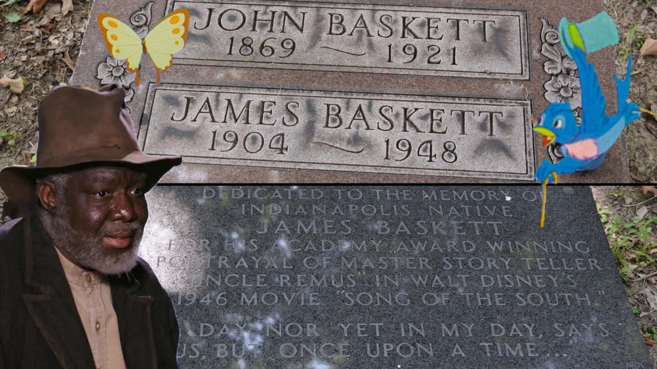 James Baskett (Uncle Remus) Grave - Crown Hill Cemetery - Indianapolis ...