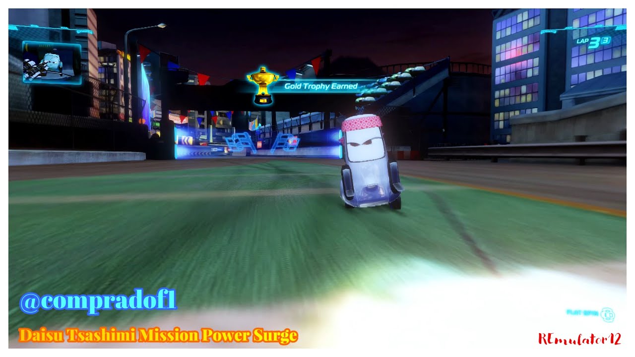Cars 2 The Video Game | Daisu Tsashimi - Mission Mode | Power Surge ...