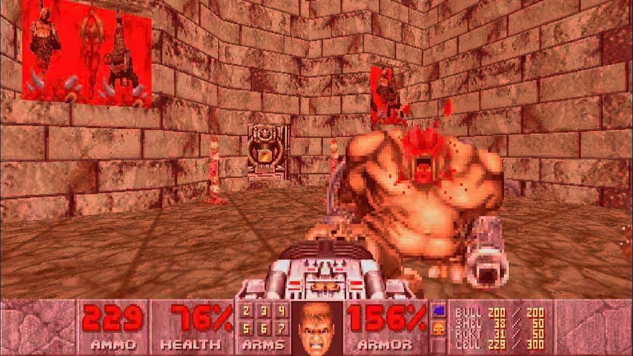 DOOM 2 - No Rest for the living (Map 3 - Canyon of the Dead): UV-Fast 100% (PS5 Gameplay) - YouTube