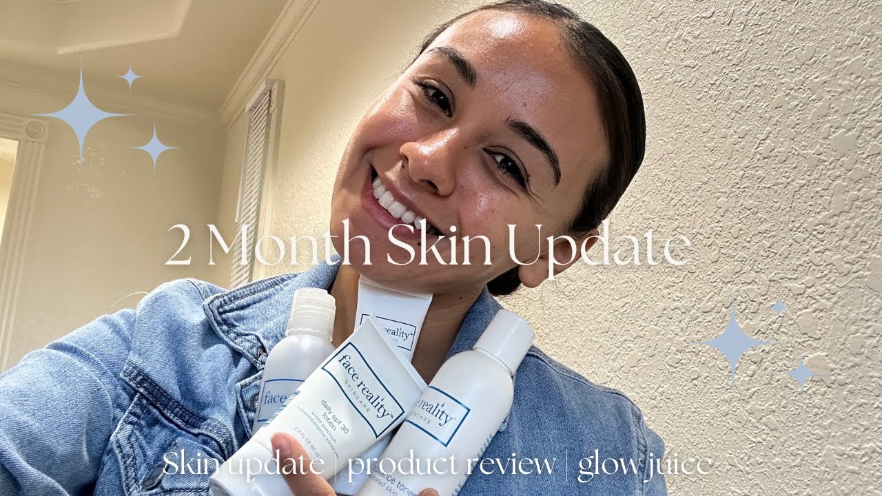 2 month skin update 🤍, HONEST face reality skincare line review, coffee ...