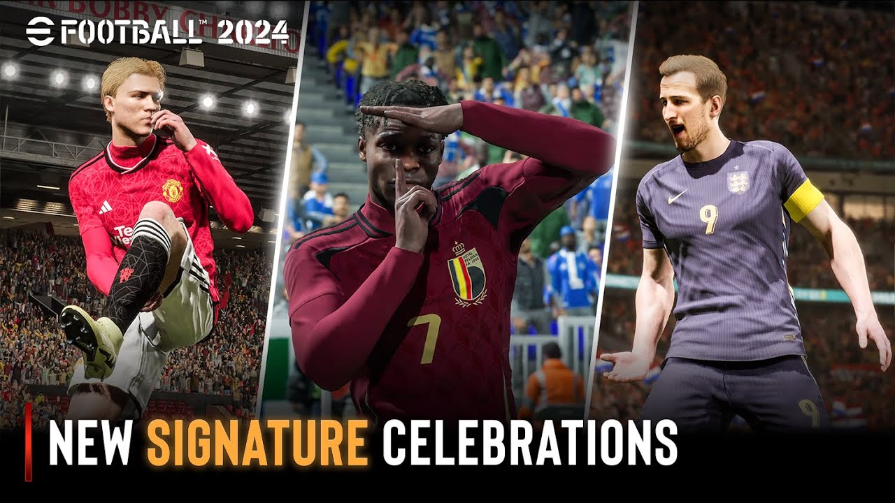 eFootball 2024 | New Signature Celebrations - YouTube