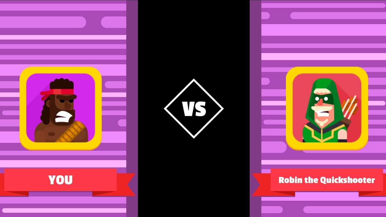 Bowmasters Arnold VS Robin the Quickshooter - YouTube