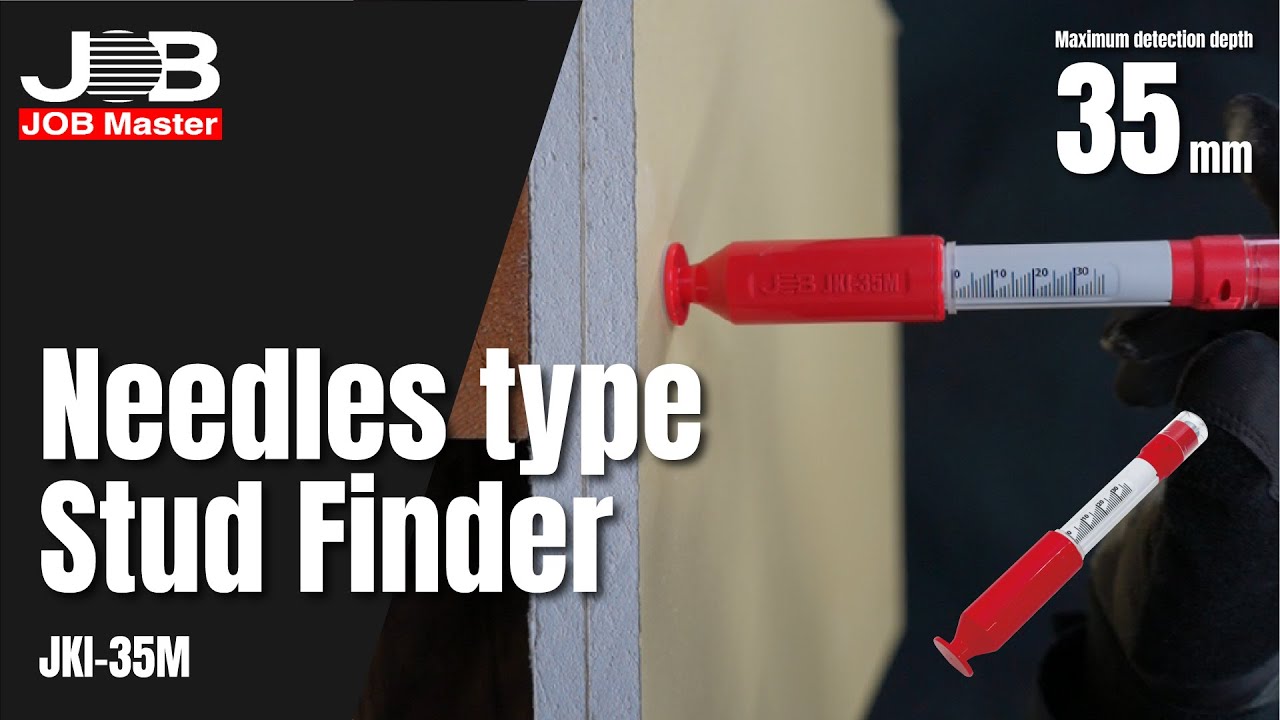 How to use Needles type Stud Finder【JKI-35M】MARVEL CORPORATION - YouTube