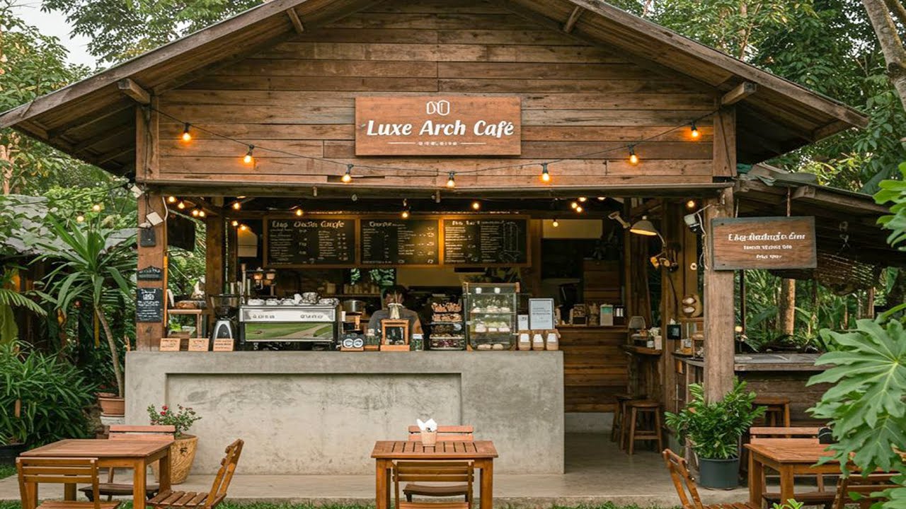 Dream coffee shop concept, Budget Minimalist Small Coffee Shop Concept ...