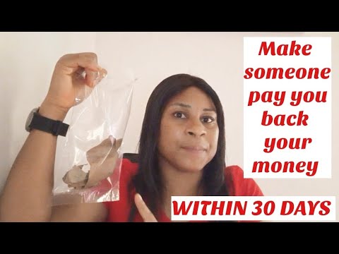 powerful and effective way to make someone pay you back your money ...