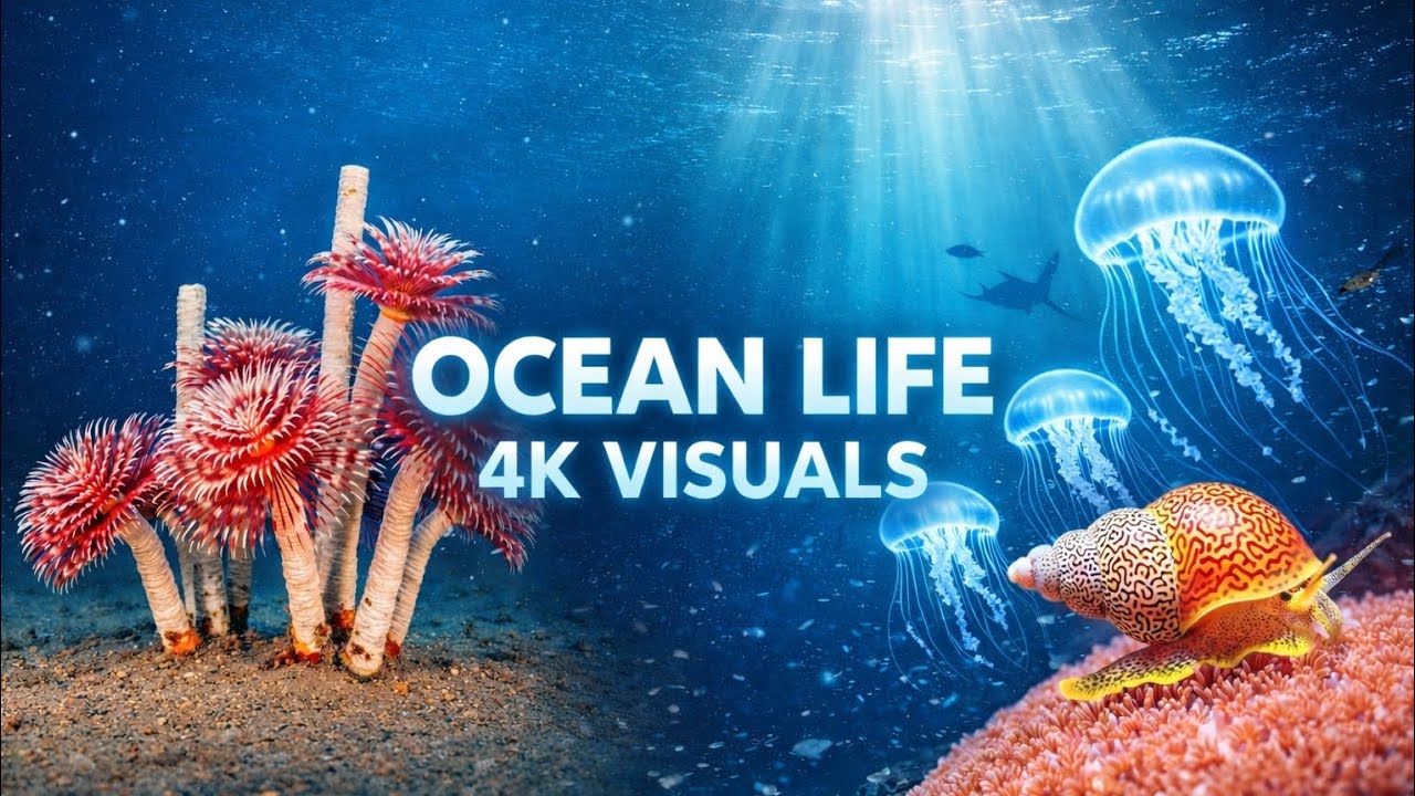 Hidden Underwater World 🌊 | Mysterious Deep Sea Life | Relaxing Ocean ...