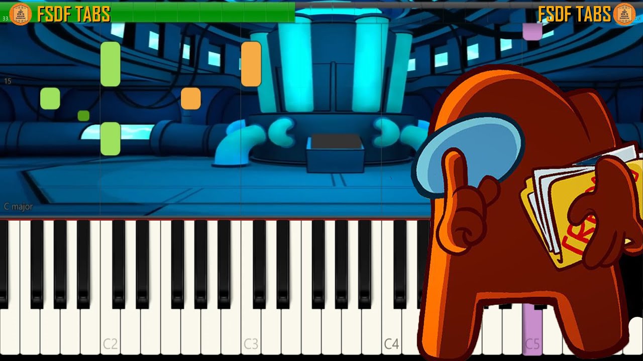 Among Us Trap - Tutorial de piano / piano tutorial - YouTube