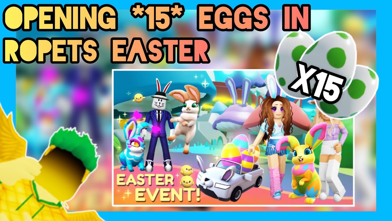 Opening 15 Eggs To Get The Bunny Pet In RoPets | Roblox RoPets - YouTube