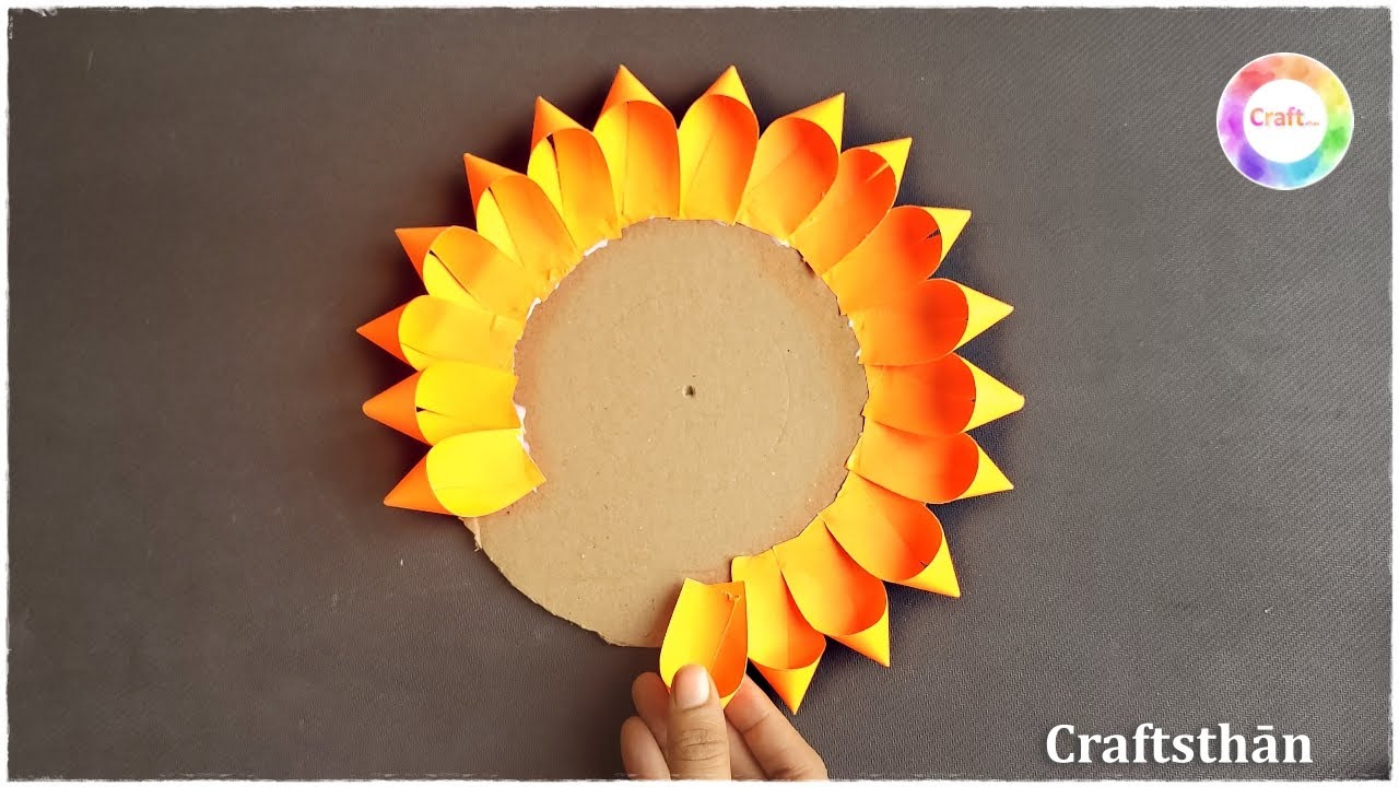 Indian TriColor Wall Hanging Using Paper Home Decoration Idea For Har ...