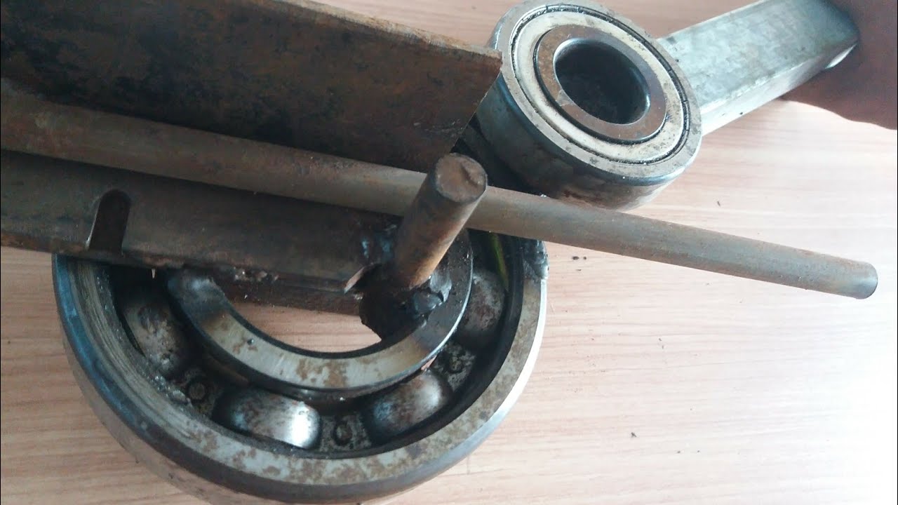 tutorial bikin alat tekuk besi simple - YouTube