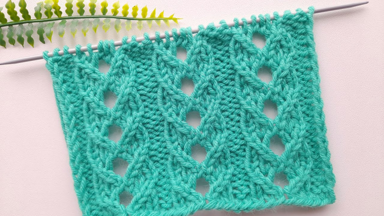 Beautiful & Easy Knitting Pattern - YouTube