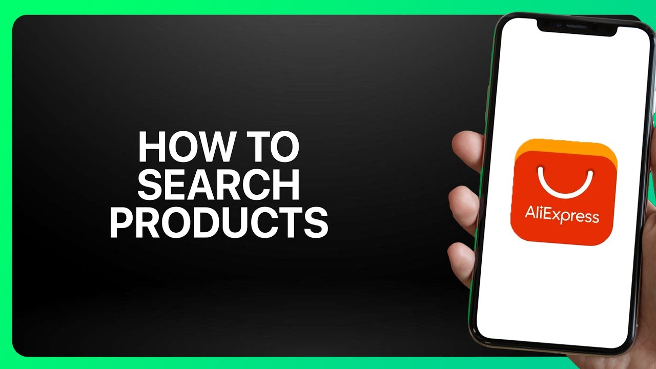 How To Search Products In AliExpress App ! Tutorial - YouTube
