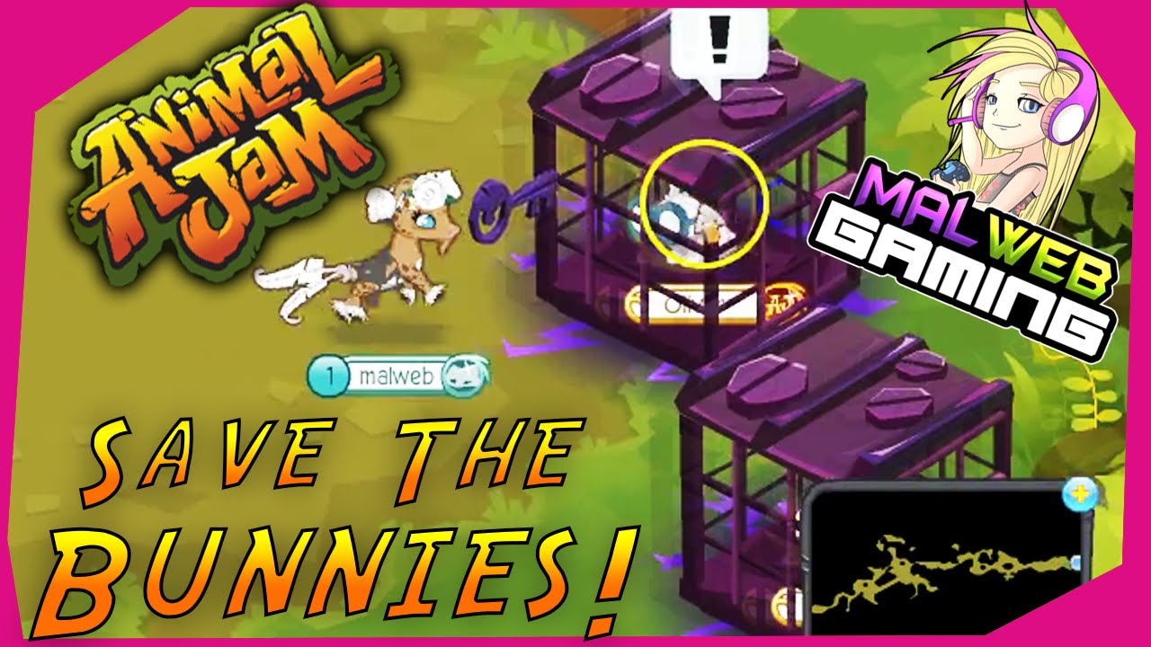 Animal Jam Gameplay - We Must Save The Bunnies! - YouTube