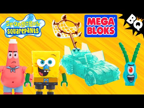 Spongebob Squarepants Invisible Boatmobile Rescue Mega Bloks 94620 Review - BrickQueen