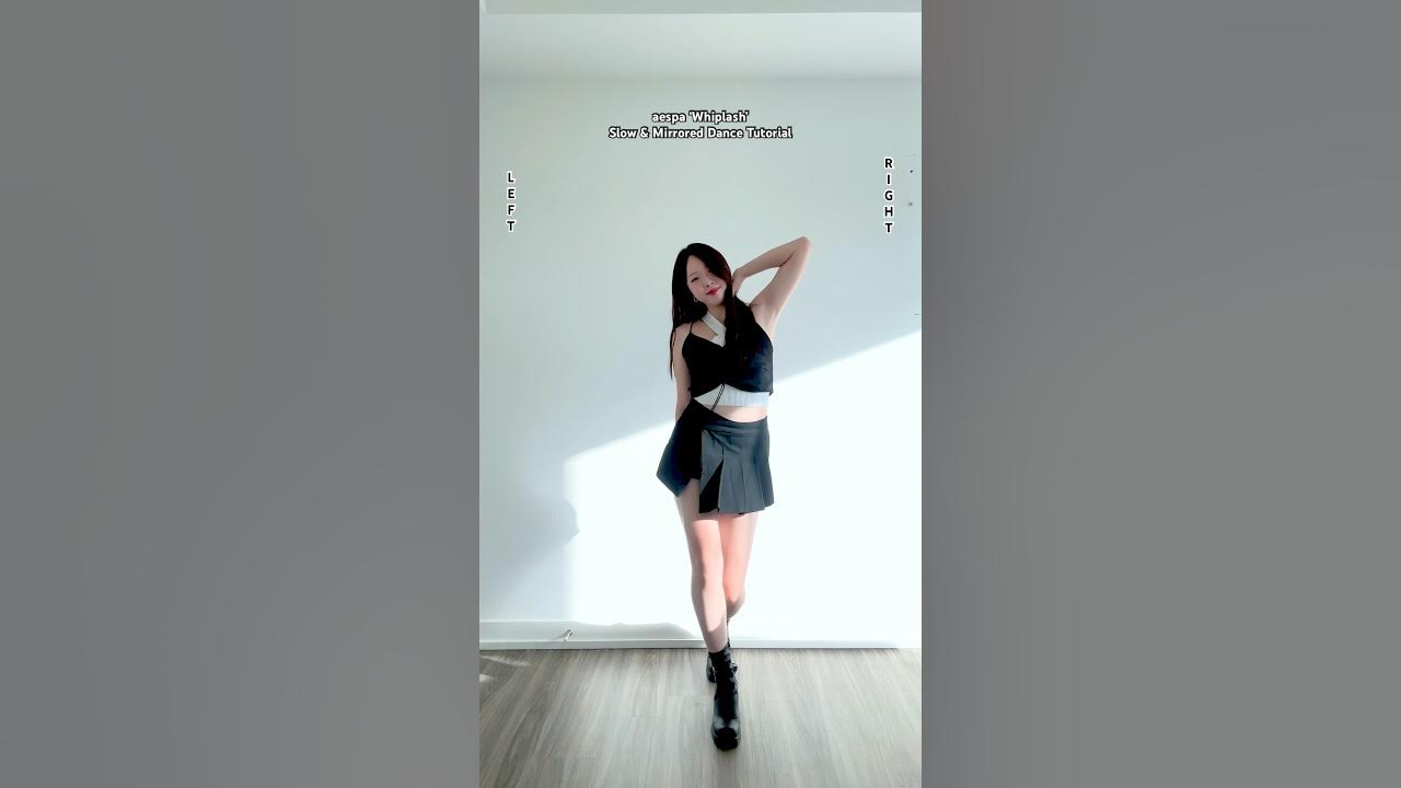 @aespa ‘Whiplash’ Slow & Mirrored Dance Tutorial 🖤 #aespa #에스파 #whiplash #aespawhiplash - YouTube
