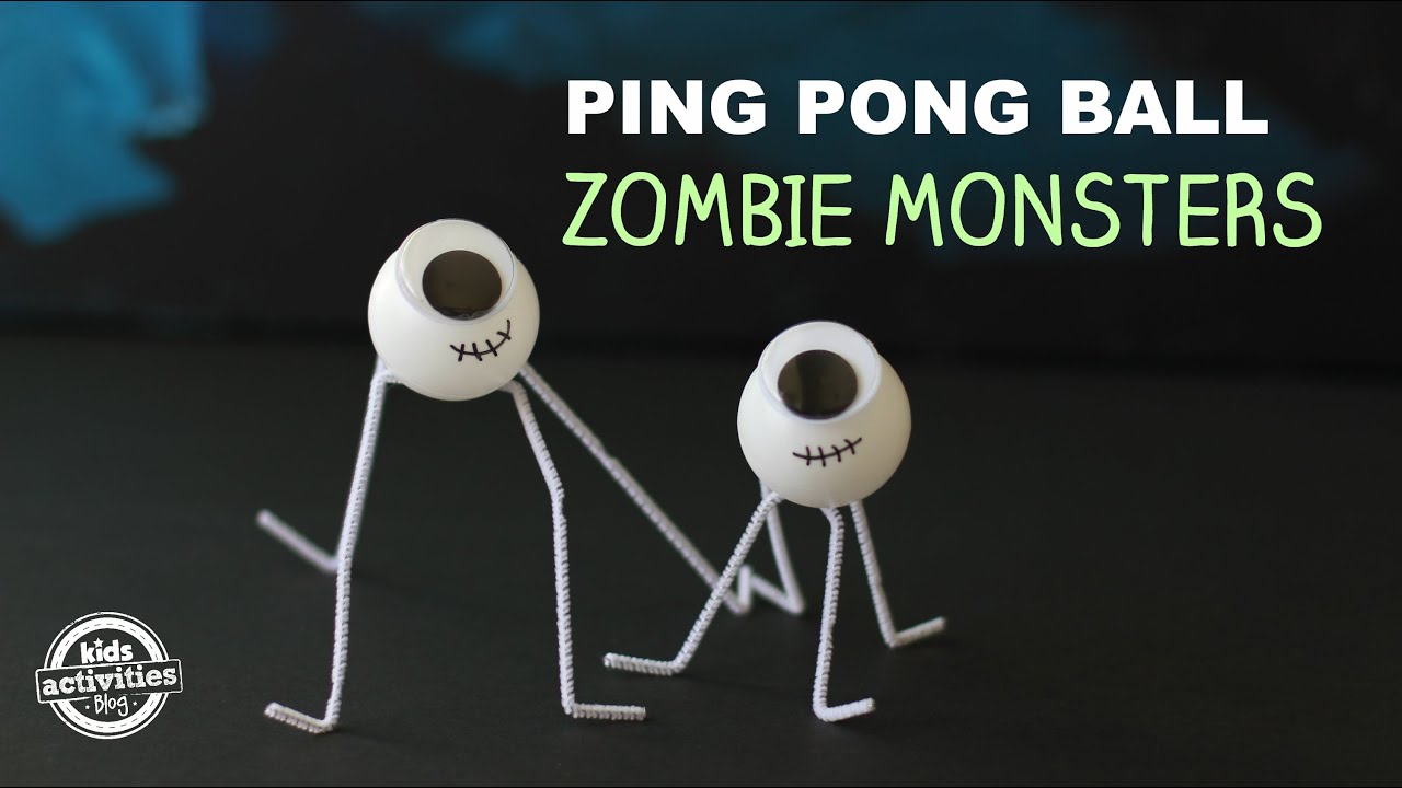 Ping Pong Ball Zombie Monsters - YouTube