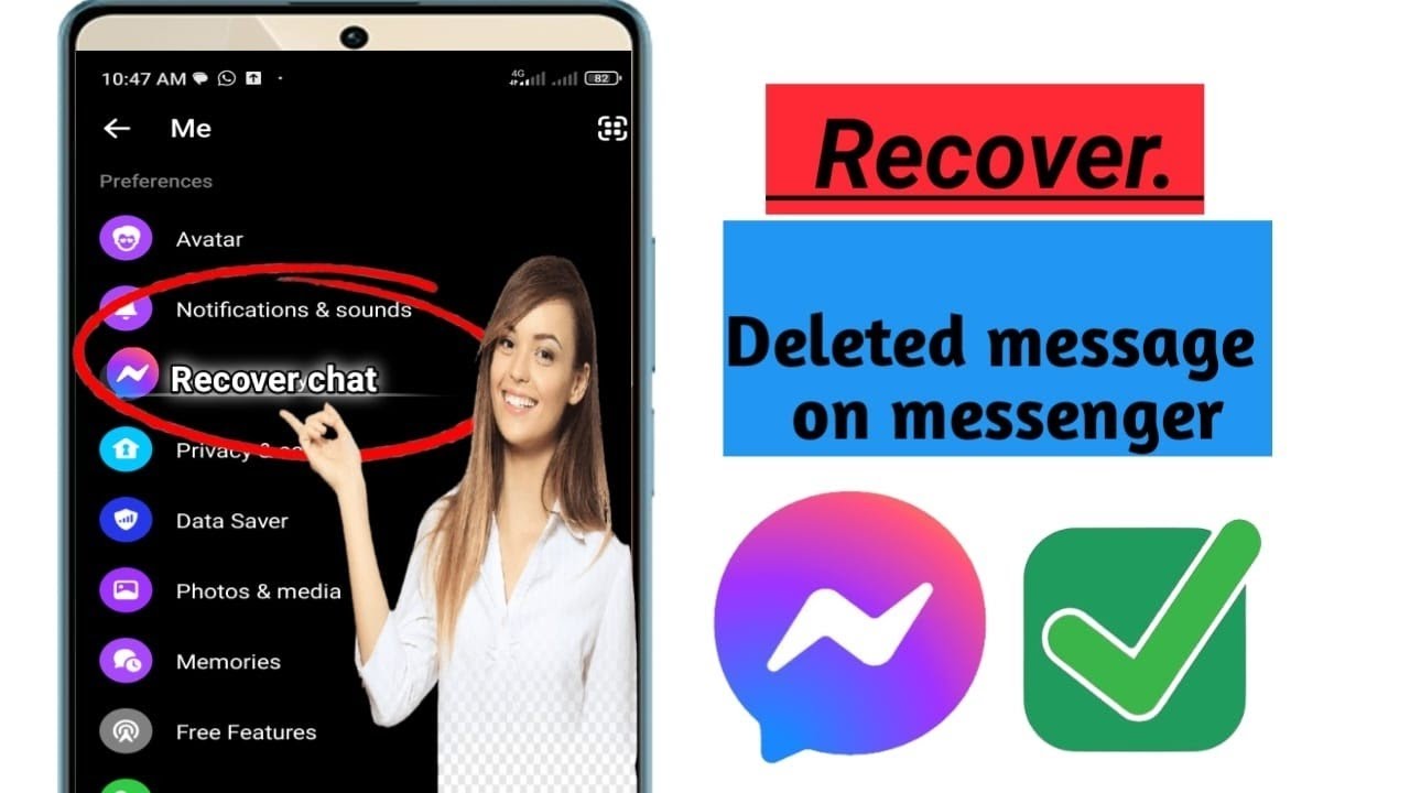 How to Recover Deleted Message on Messenger.#messenger @Puresolution100 ...