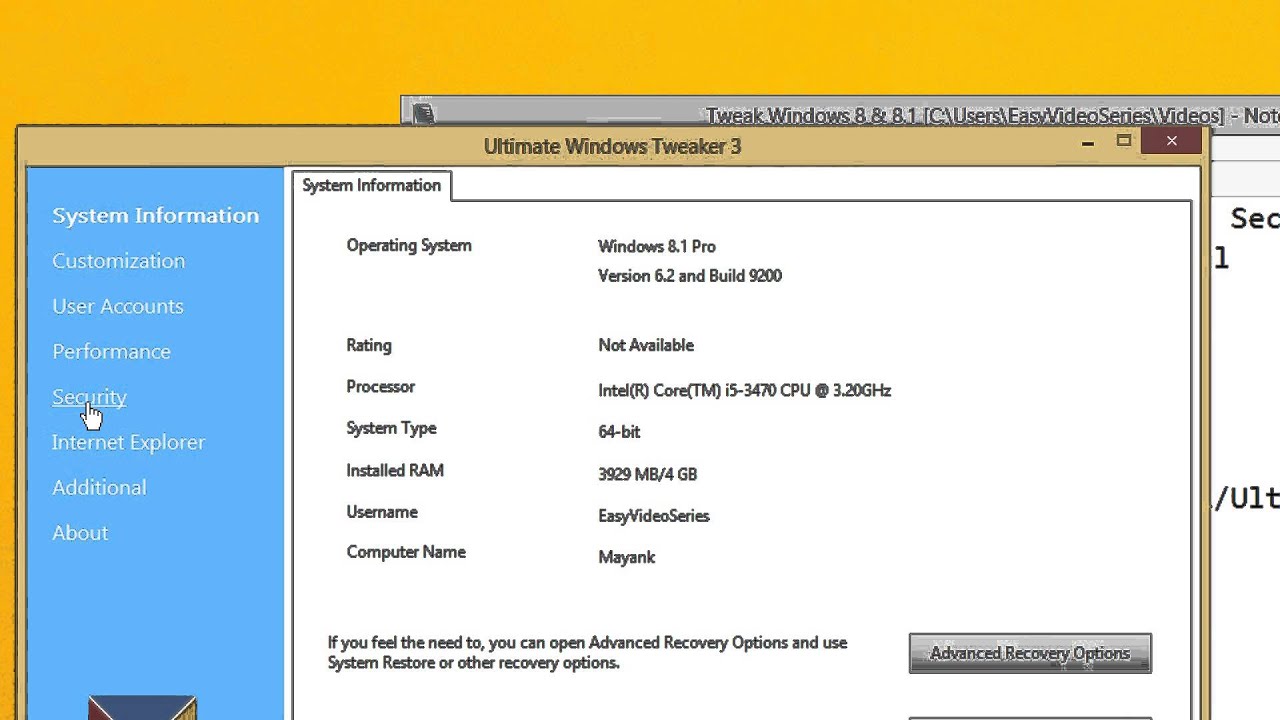Enable OR Disable Encrypting File System Security Tweaks Windows 8 and ...