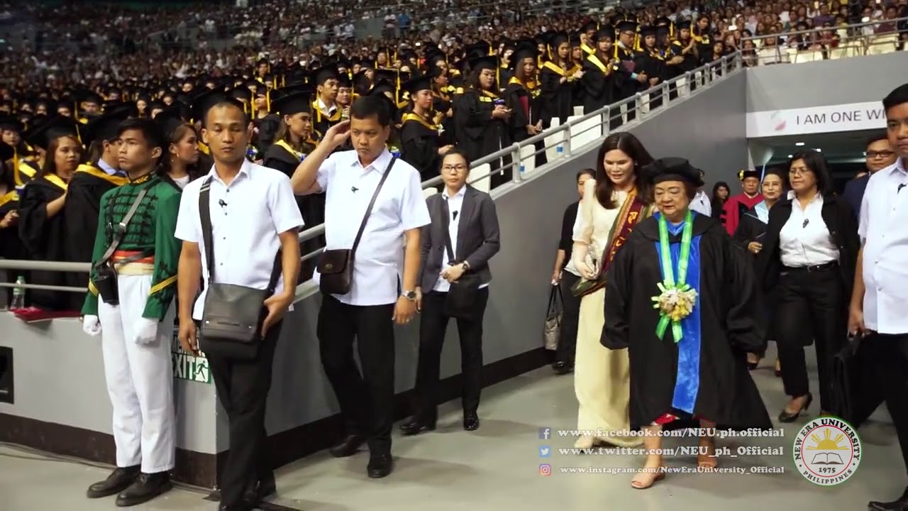 TODAY, WE GRADUATE! (WithLyrics) - New Era University Commencement Day ...