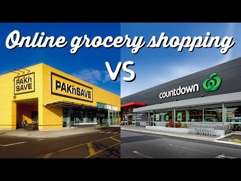 Online Grocery Shopping: Pak n Save vs Countdown | A Thousand Words
