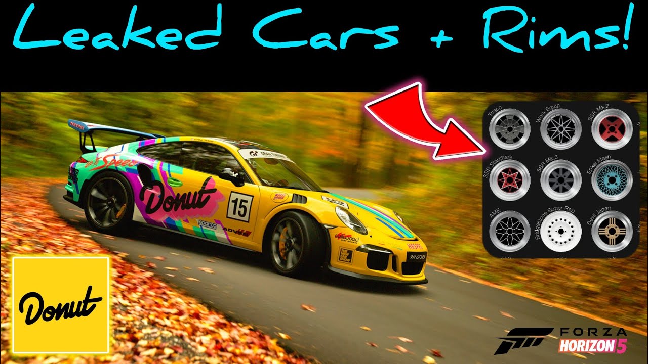 Forza Horizon 5 - Donut Media Leaked Cars + (NEW RIMS Update 22) - YouTube