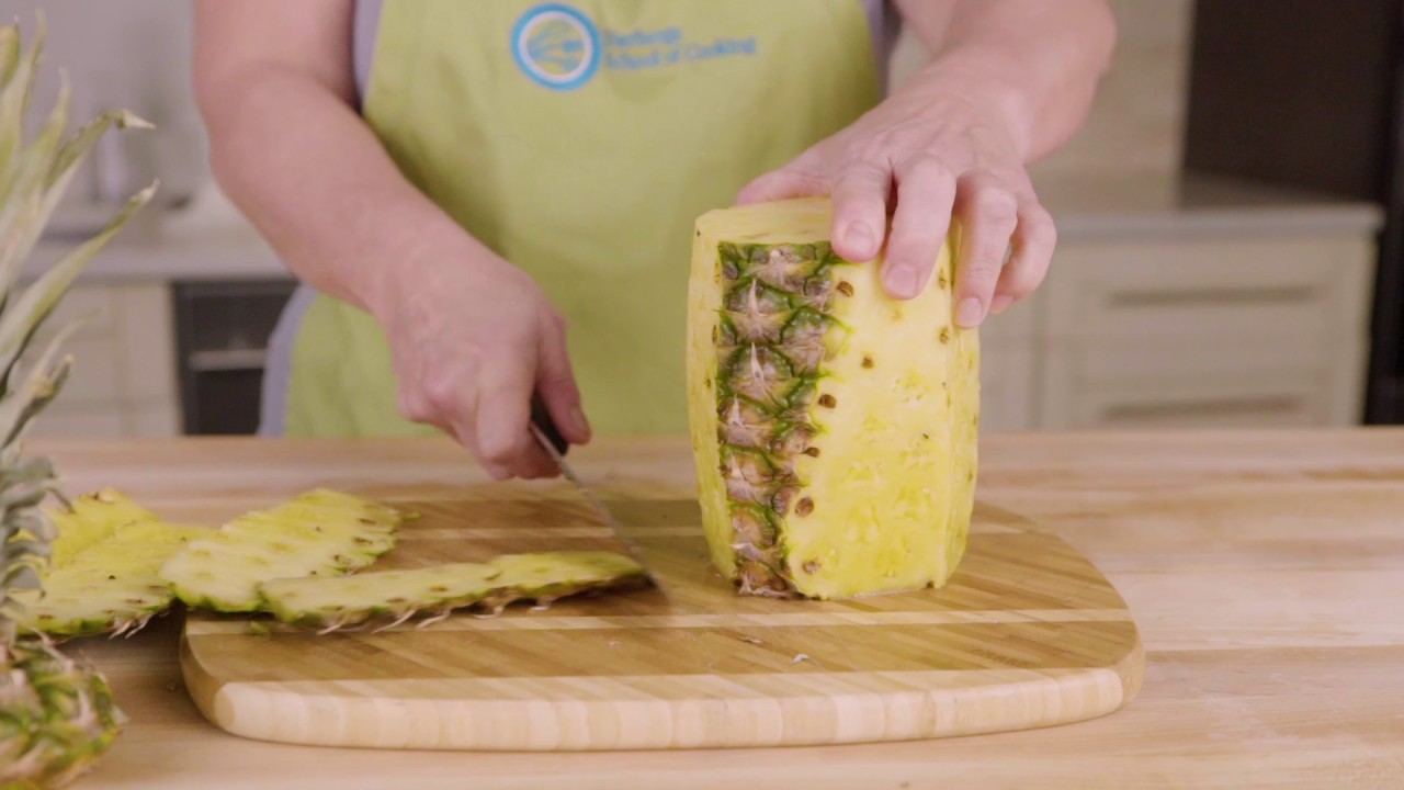 Dierbergs Kitchen Hacks: How to Cut Pineapples - YouTube
