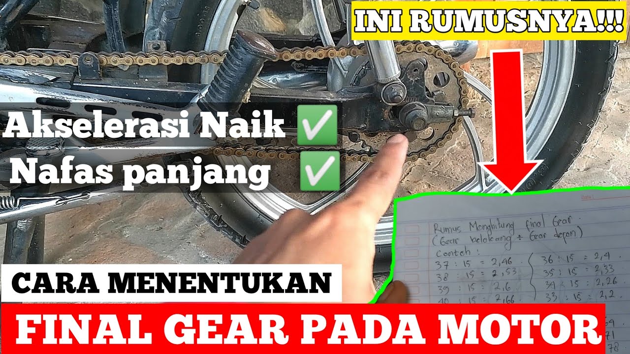 Menghitung Gear Ratio Motor at Douglas Jacobson blog