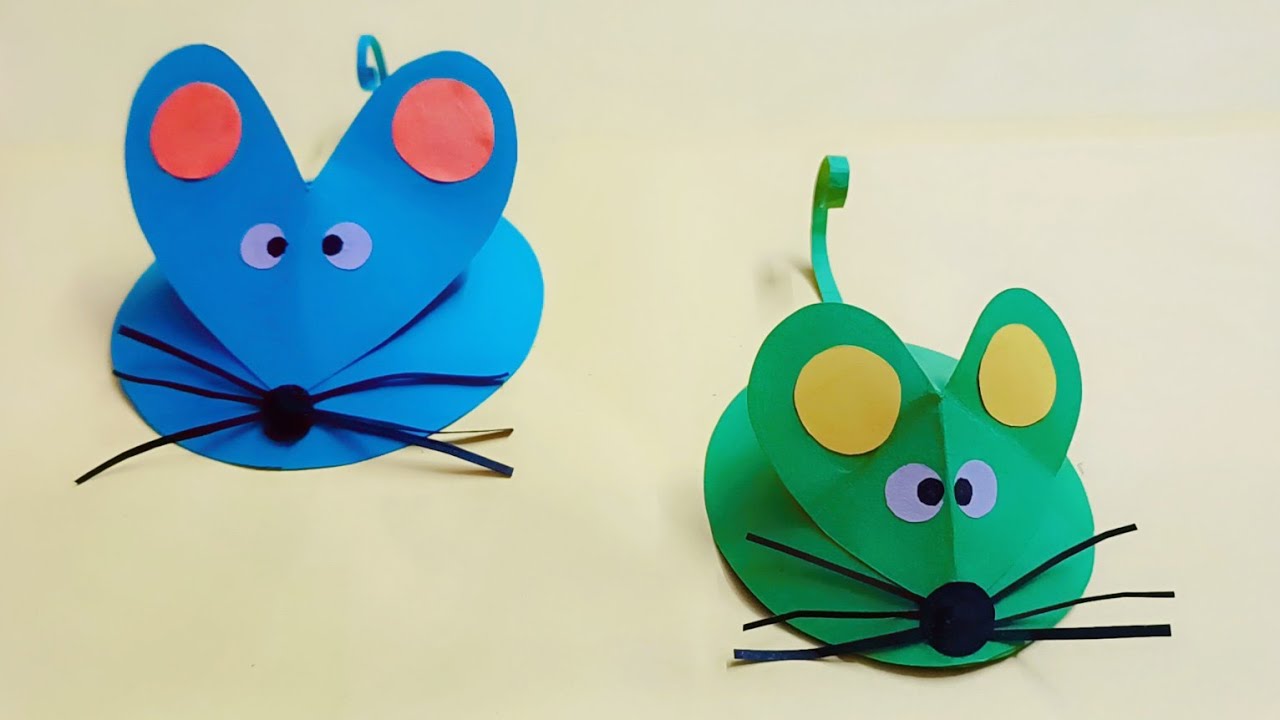 How to make rat from paper 🐁| creative freedom, easy paper craft idea # ...