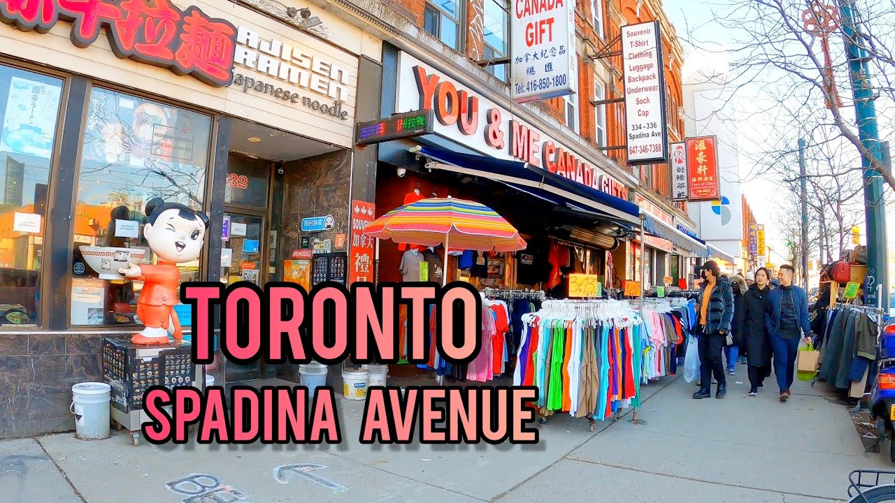 Toronto Downtown walking Tour On Spadina Ave, Canada - YouTube