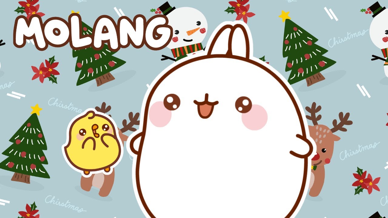 Merry Christmas 🎁 MOLANG and Piu Piu | Funny Cartoons for Kids ...