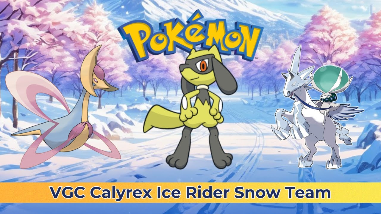 Caly Ice Snow Team with Riolu & Cresselia! Reg G VGC - YouTube