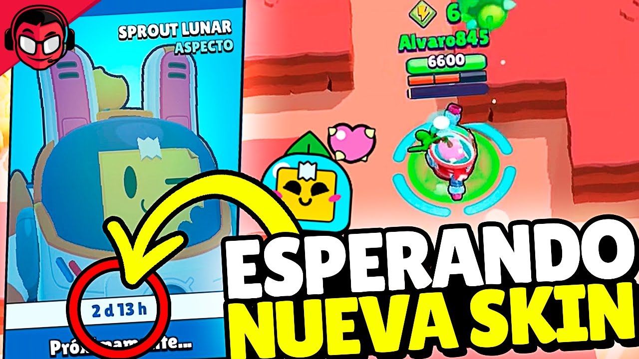 PRACTICANDO PARA LA NUEVA SKIN DE SPROUT LUNAR | Brawl Stars - YouTube