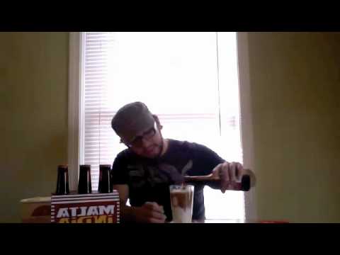 Malta con helado de vainilla (malta float) - YouTube