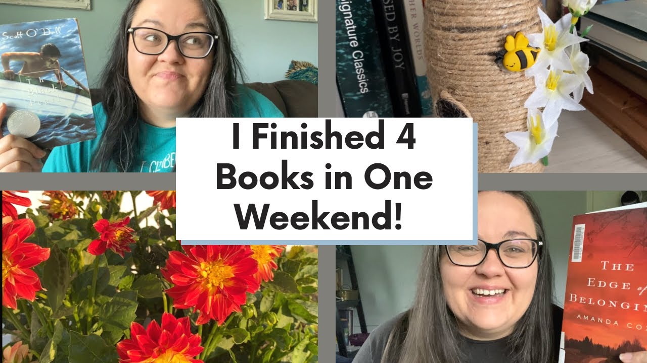 WEEKEND READING VLOG//reading four books in one weekend! - YouTube