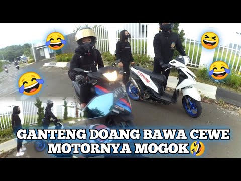 KASIAN MOTORNYA MOGOK || GUA BAWA AJA CEWEK NYA SOALNYA CANTIK WKWKW !!!