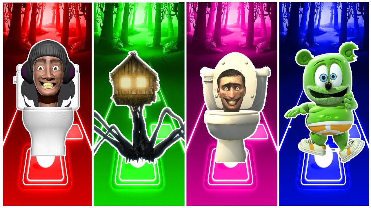 ⭐Skibidi Toilet SMILE⭐House Head⭐SKIBIDI TOILET⭐ Gummy Bear ⭐ 💢 Who The ...