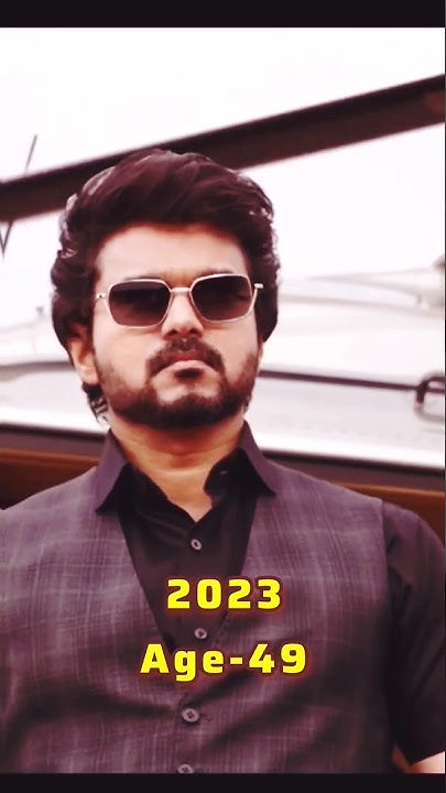 Vijay Thalapathy Evolution (1992-2023) #vijaythalapathy #age #evolution - YouTube