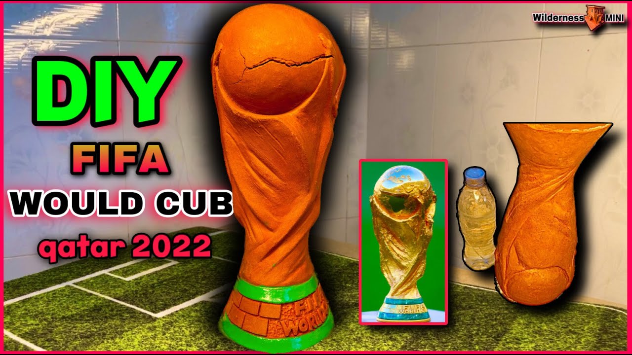 How To Make FIFA World Cup 2022 Trophy I DIYFIFA World Cup 2022 Trophy ...