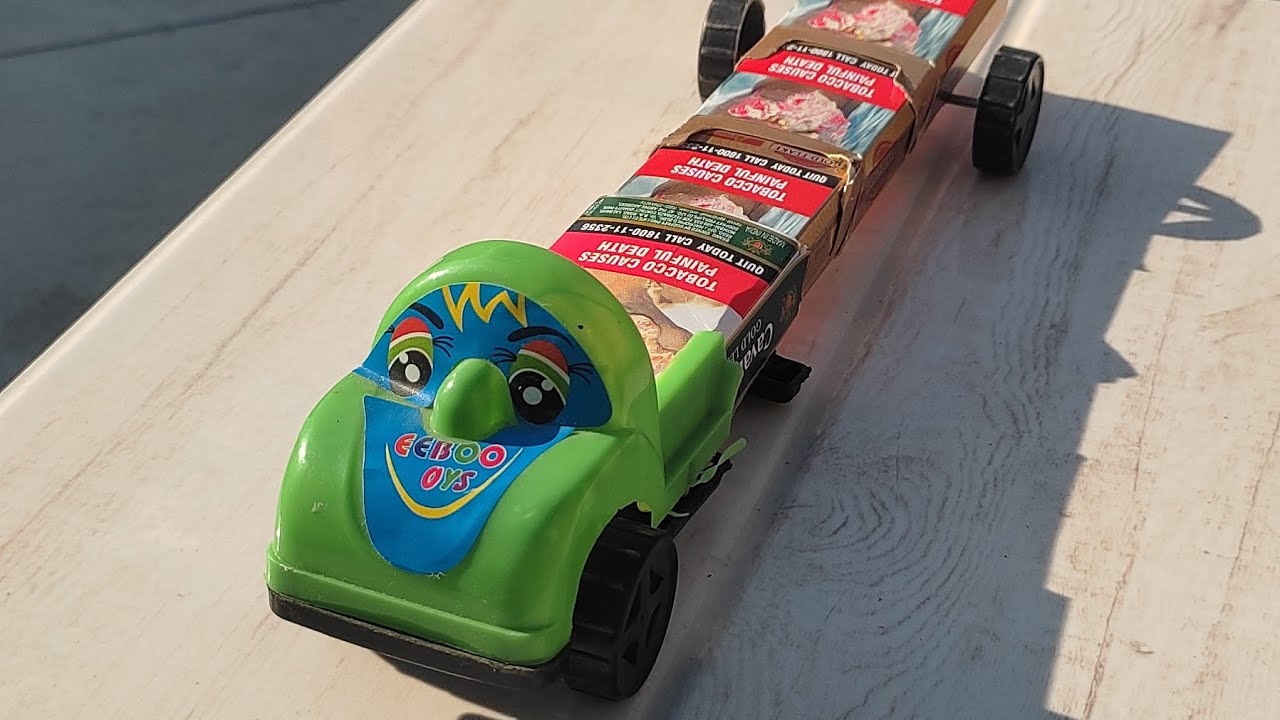 Making a train from waste material - YouTube