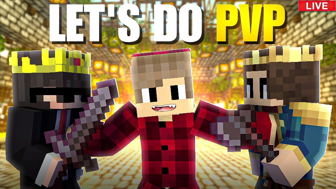 PvP With Subscriber's In Java + MCPE Minecraft Servers - YouTube