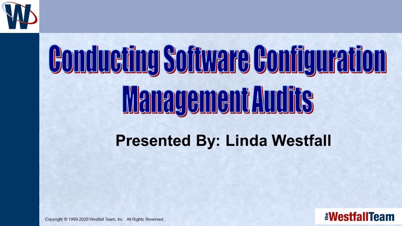 Conducting Software Configuration Management Audits - YouTube