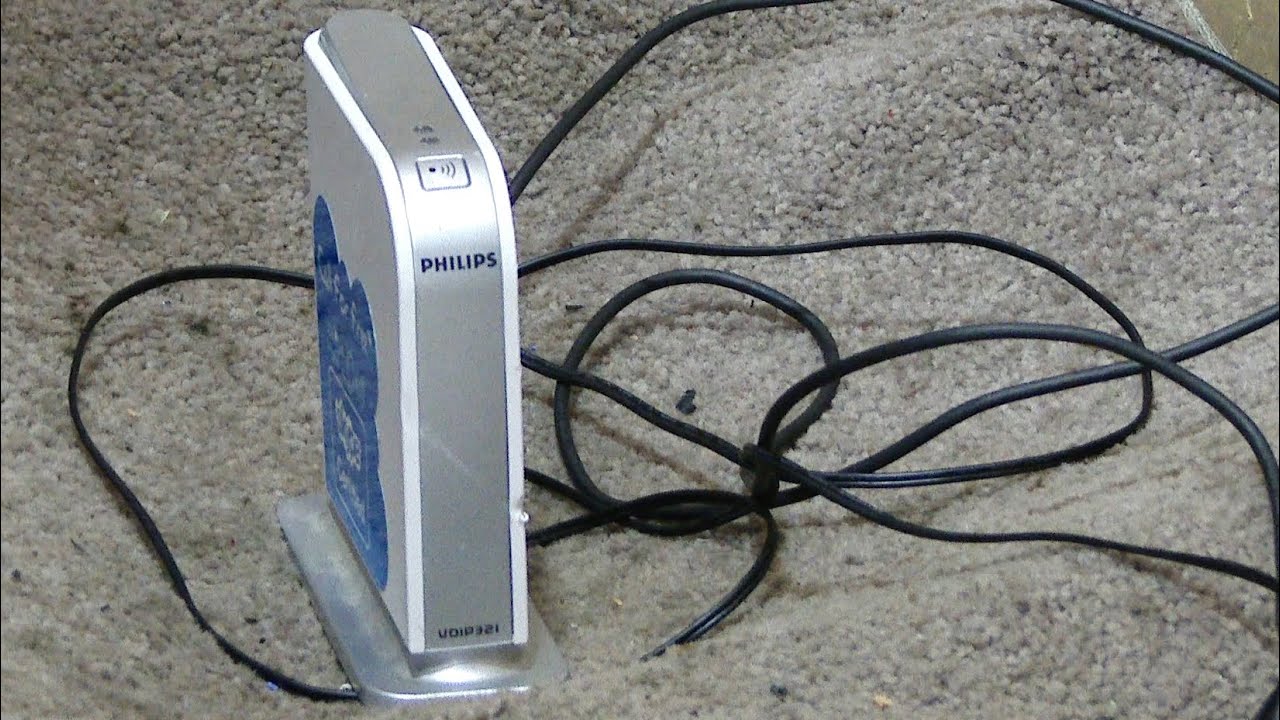 Smash Tiny Philips Modem - YouTube