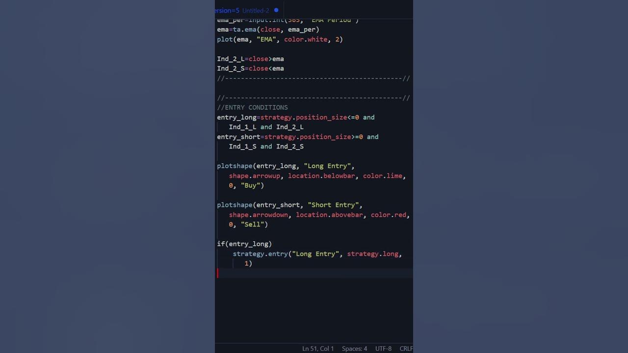 How To Code MACD EMA Trading Bot (Tradingview Pine Script) - YouTube
