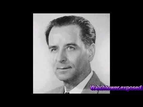 Raymond Franz Talking About the Governing Body jw org - YouTube